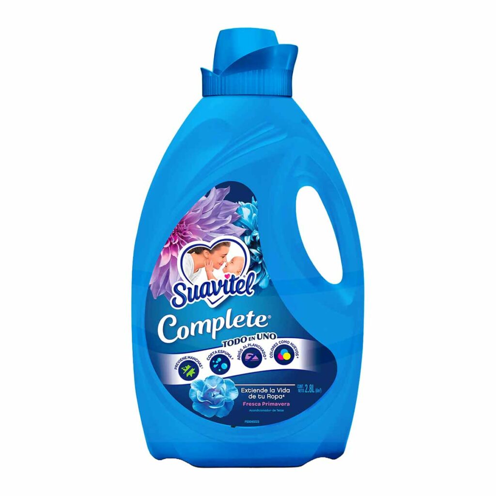 Suavitel Complete Todo en Uno, Suavizante Líquido, Fresca Primavera, 2. ...