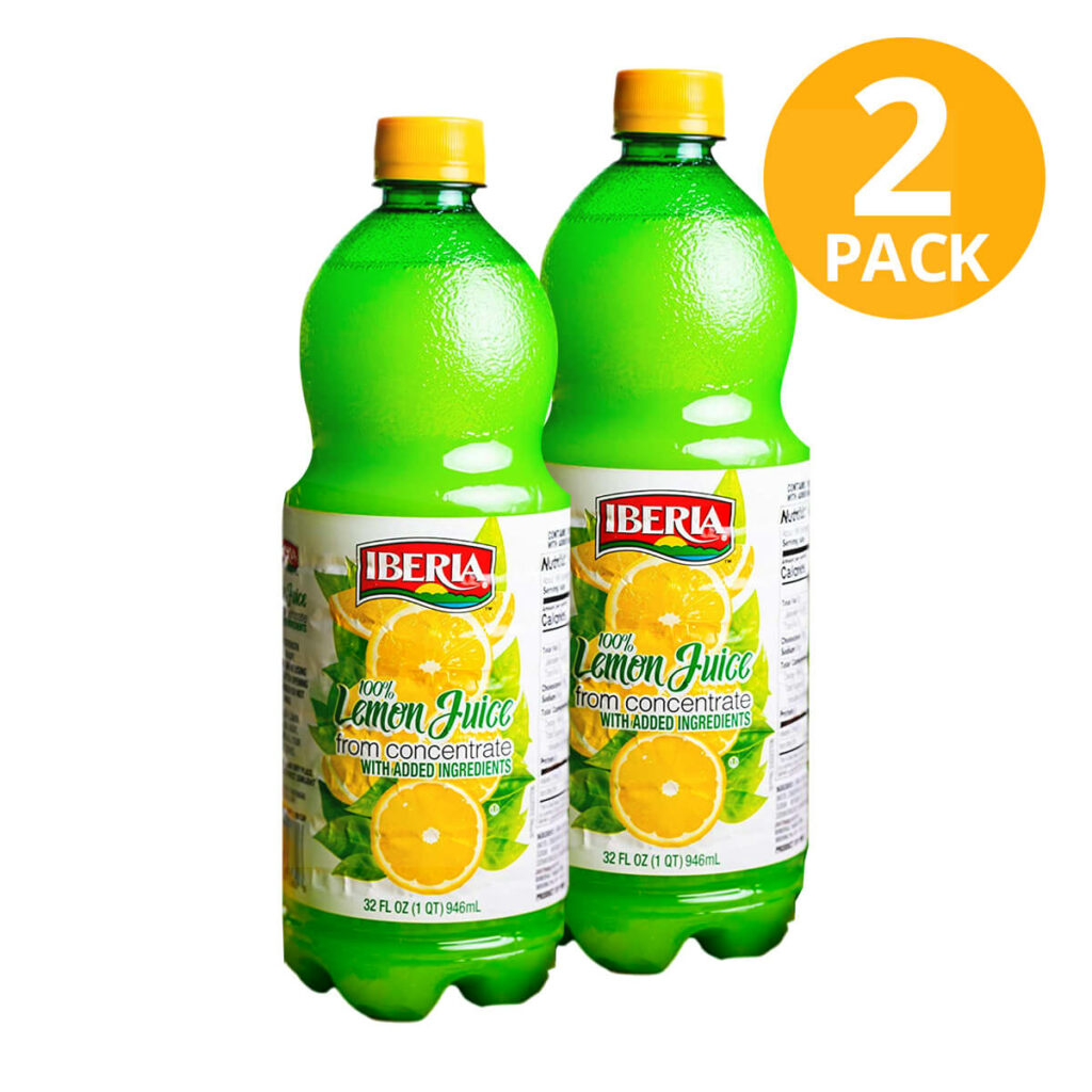 Jugo de Limón 100% Concentrado, Iberia, 32 OZ (Pack de 2) - Superunico ...