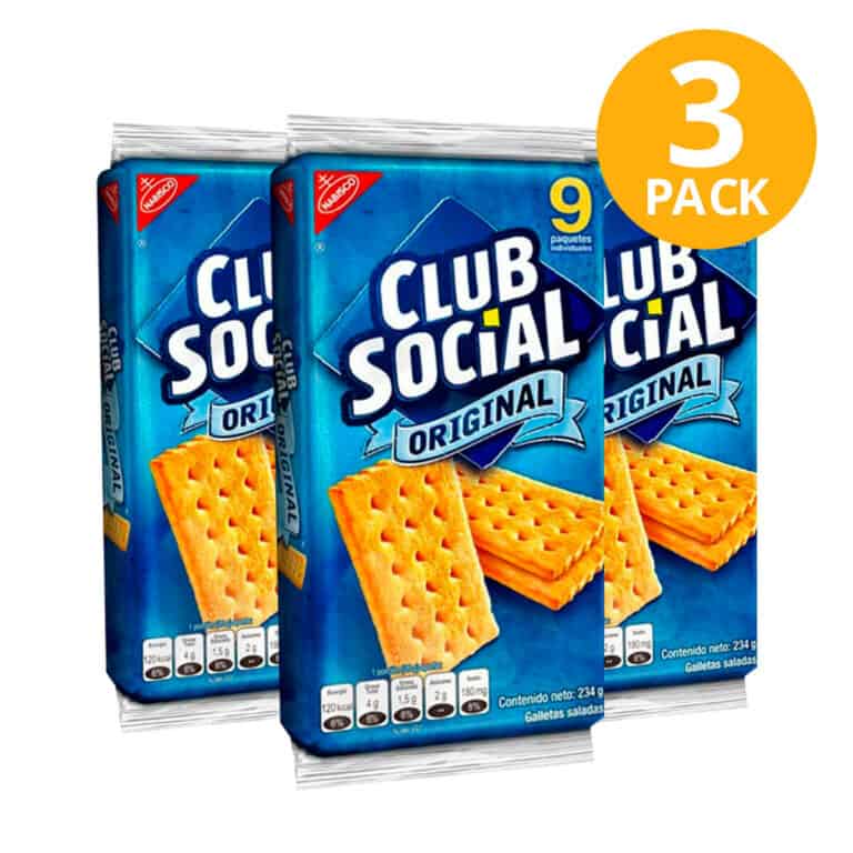 Galletas Club Social, Nabisco, 27 Paquetitos (Pack de 3 x 9 ...