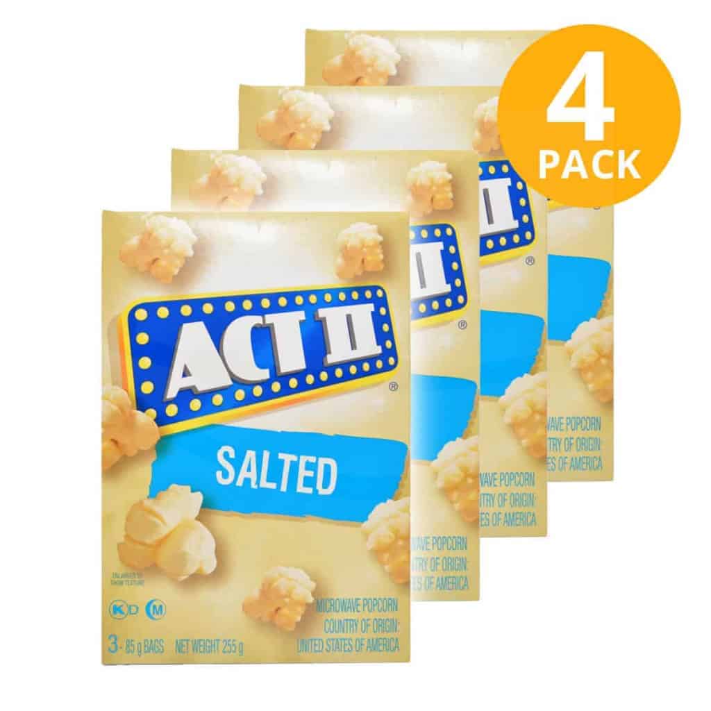 Act II, Popcorn Salted, 12 Bolsas (Pack de 4 x 3) - Superunico - El ...
