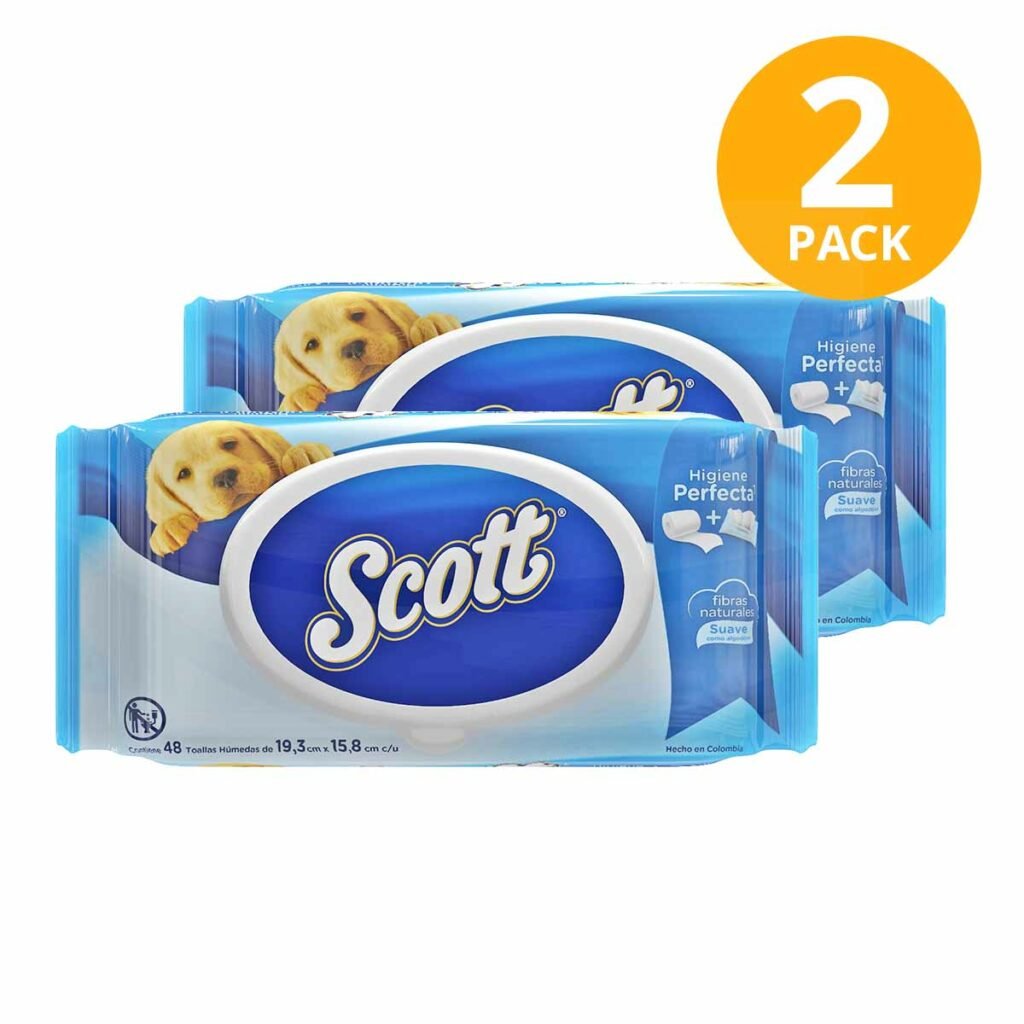 Scott, 96 Toallas Húmedas (Pack de 2 x 48) - Superunico - El ...