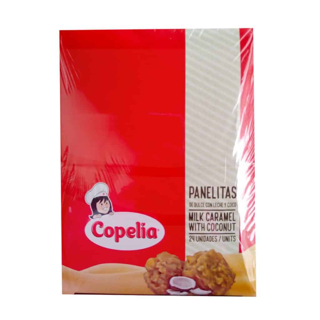 Copelia, Panelitas de Dulce de Leche y Coco, 23 gr (Pack de 24 ...