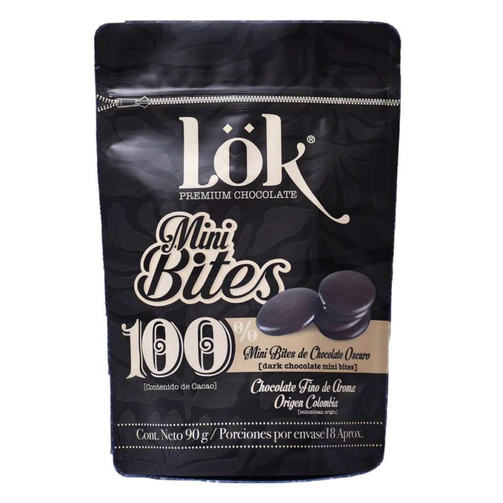 Mini Bites LOK 100% Cacao, Bolsa 90 gr - Superunico - El Supermercado ...