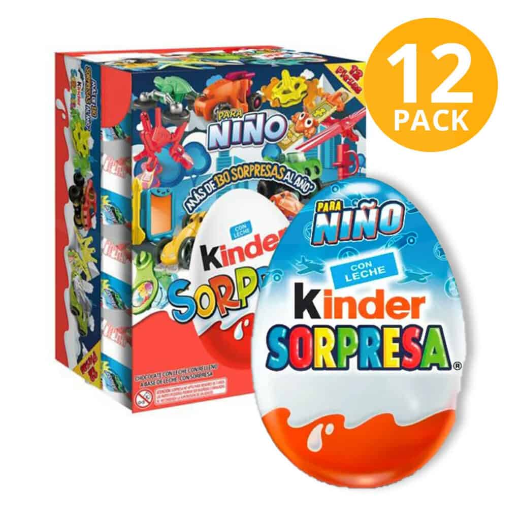 Kinder Sorpresa para Niño, Chocolate 20 gr (Pack de 12) - Superunico ...