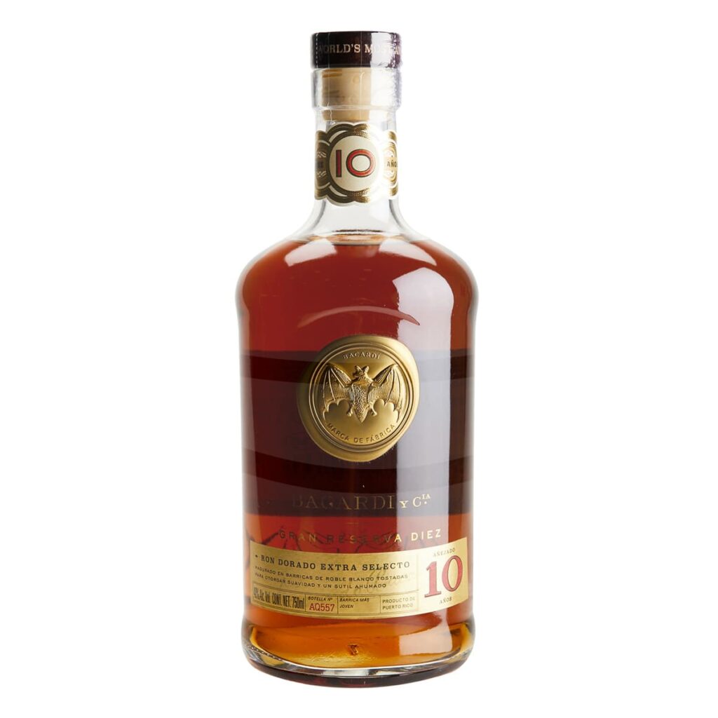 Bacardi 10 Años, Gran Reserva Diez, Ron, 750 ml - Superunico - El ...