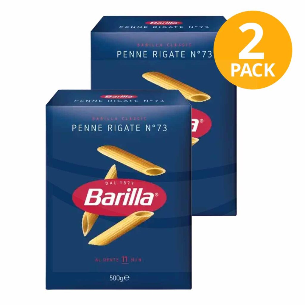 Barilla Penne Rigate, 500 gr (Pack de 2) - Superunico - El Supermercado ...