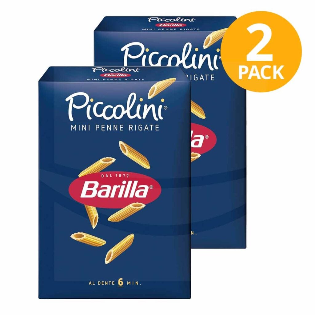 Barilla Mini Penne Rigate 500 gr (Pack de 2) - Superunico - El ...