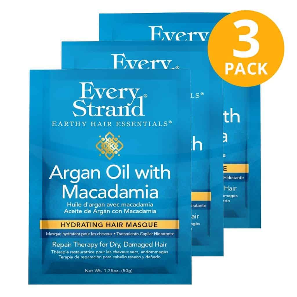 Every Strand, Hydrating Hair Masque, Argan Oil With Macadamia, 1.75 OZ ...