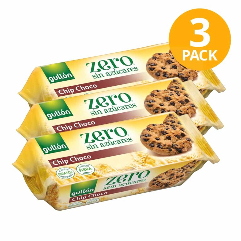 Galletas Chip Choco, Zero Sin Azúcar, Gullón, 125 gr (Pack de 3 ...