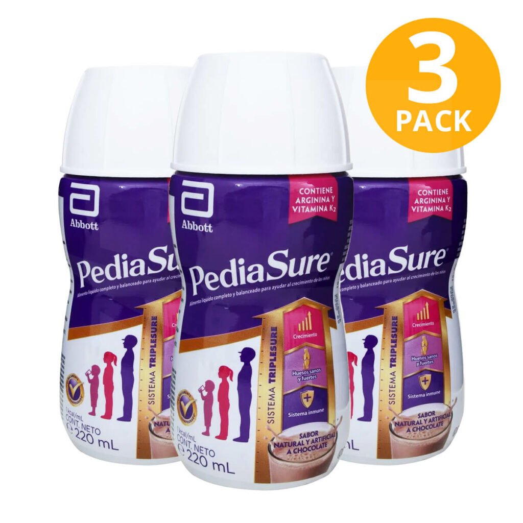 Pediasure Líquido, Chocolate, 220 ml (Pack de 3) - Superunico - El ...
