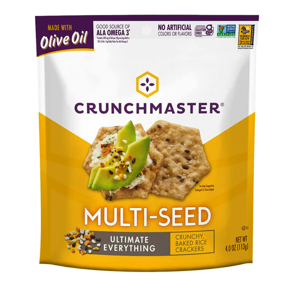 Crunchmaster Ultimate Everything, Galletas Multi-Seed Crackers, 4 OZ ...