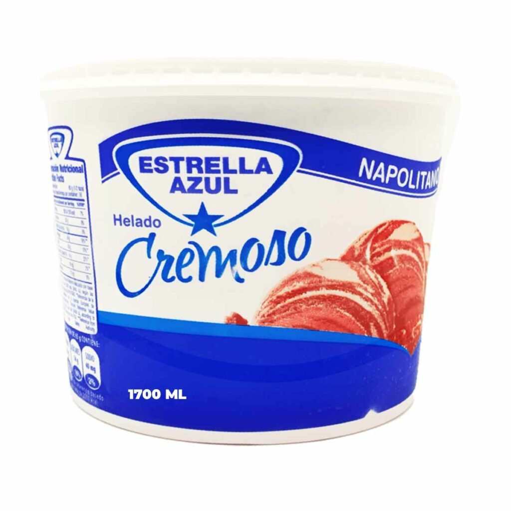 Helado Napolitano, Estrella Azul, 1700 ml - Superunico - El ...