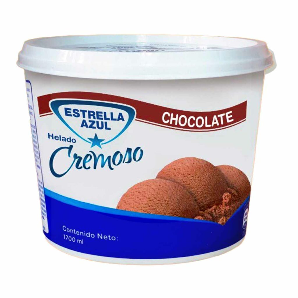Helado Chocolate, Estrella Azul, 1700 ml - Superunico - El Supermercado ...