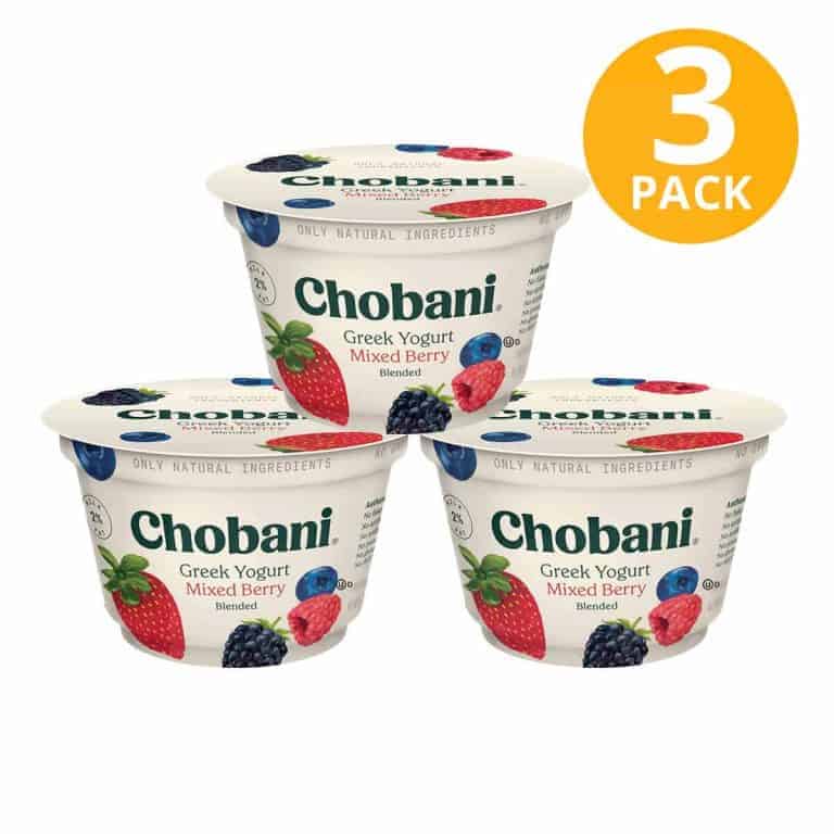 Yogurt Chobani Mixed Berry Blended, Greek Yogurt, 5.3 OZ (Pack de 3 ...