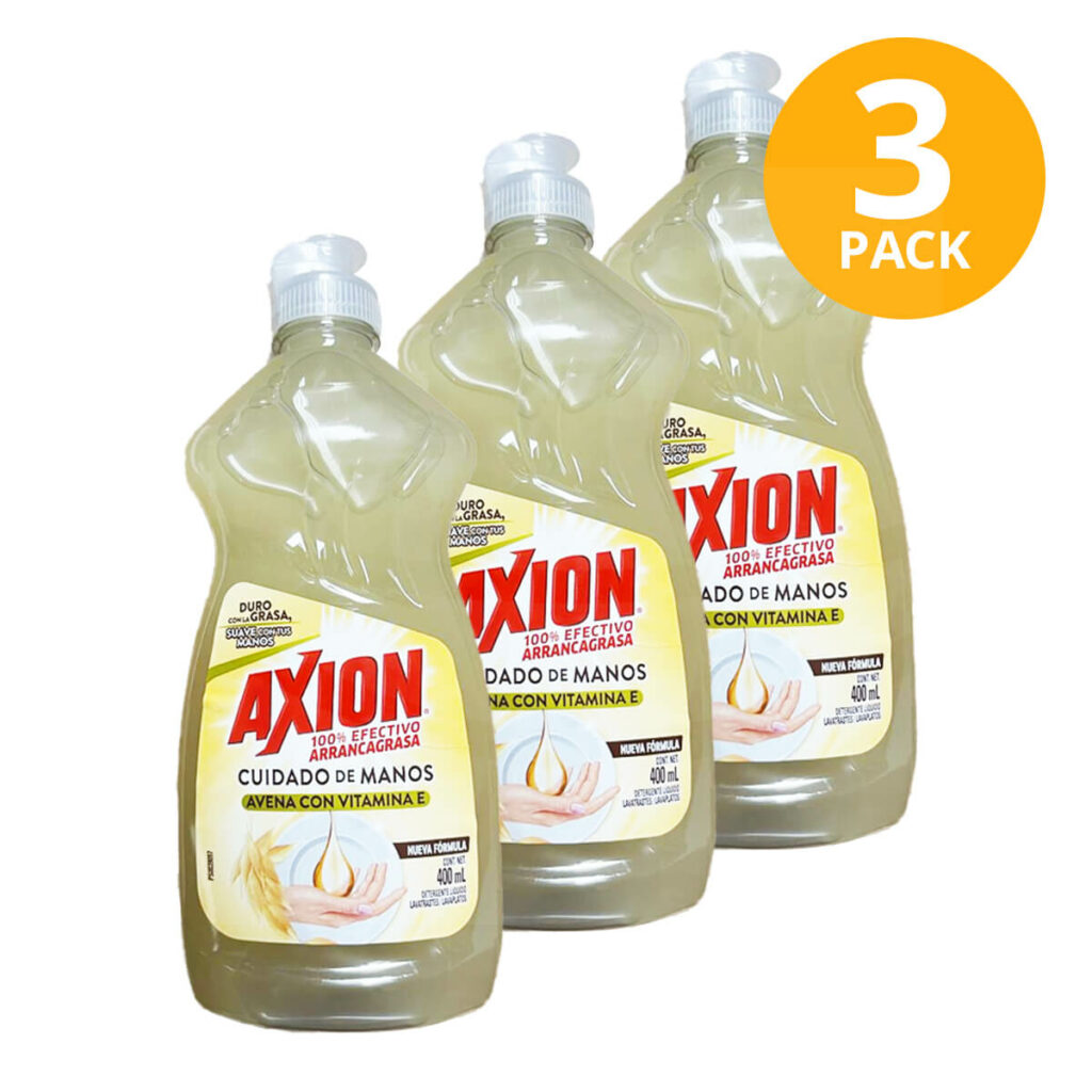 Axion Cuidado de Manos con Avena, Jabón Líquido para Platos, 400 ml ...