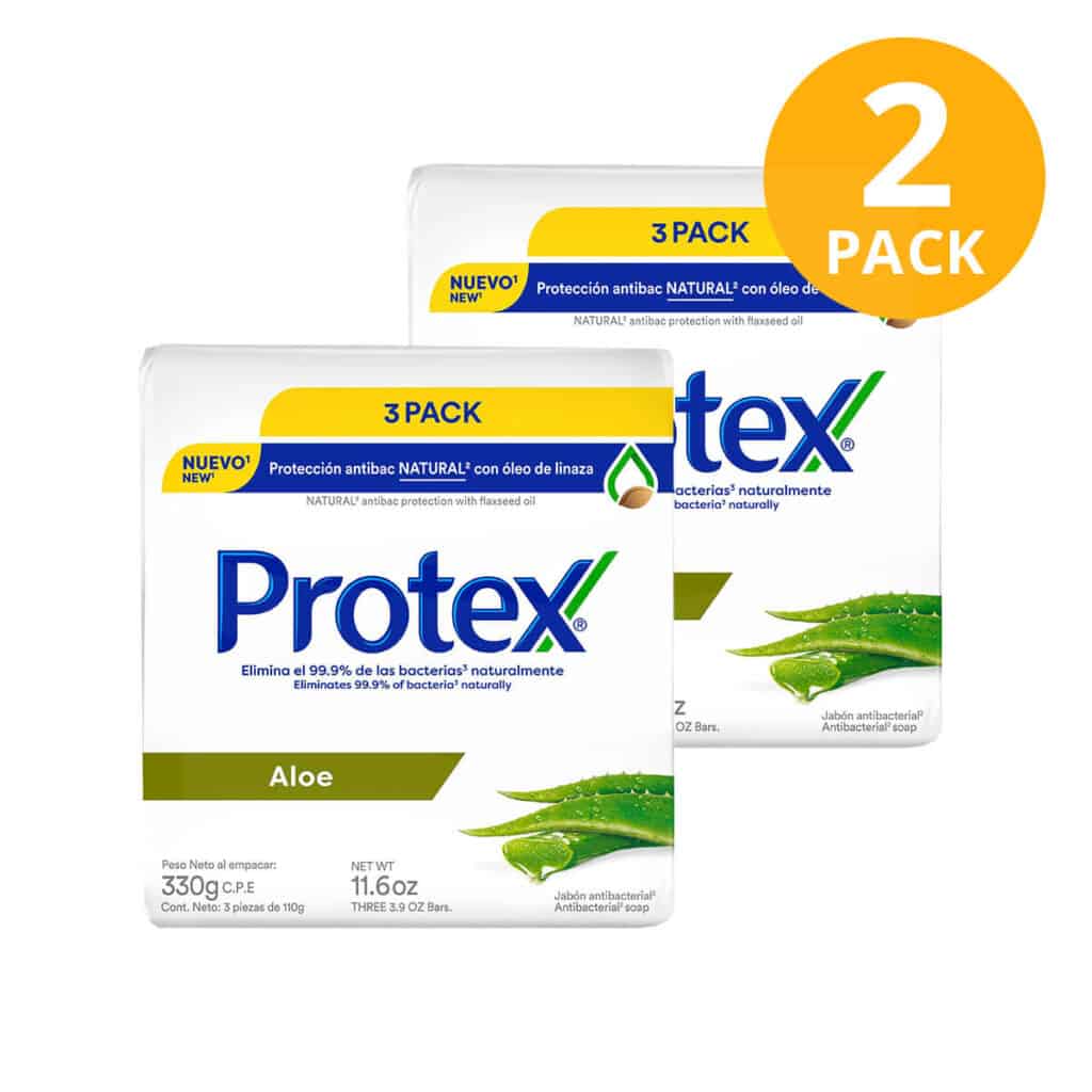 Protex Aloe, 6 Jabones en Barra, 110 gr (Pack de 2 x 3) - Superunico ...